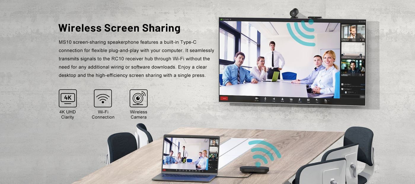 Fanvil CA400 – All-in-One Wireless Video Conference Kit for Small ...